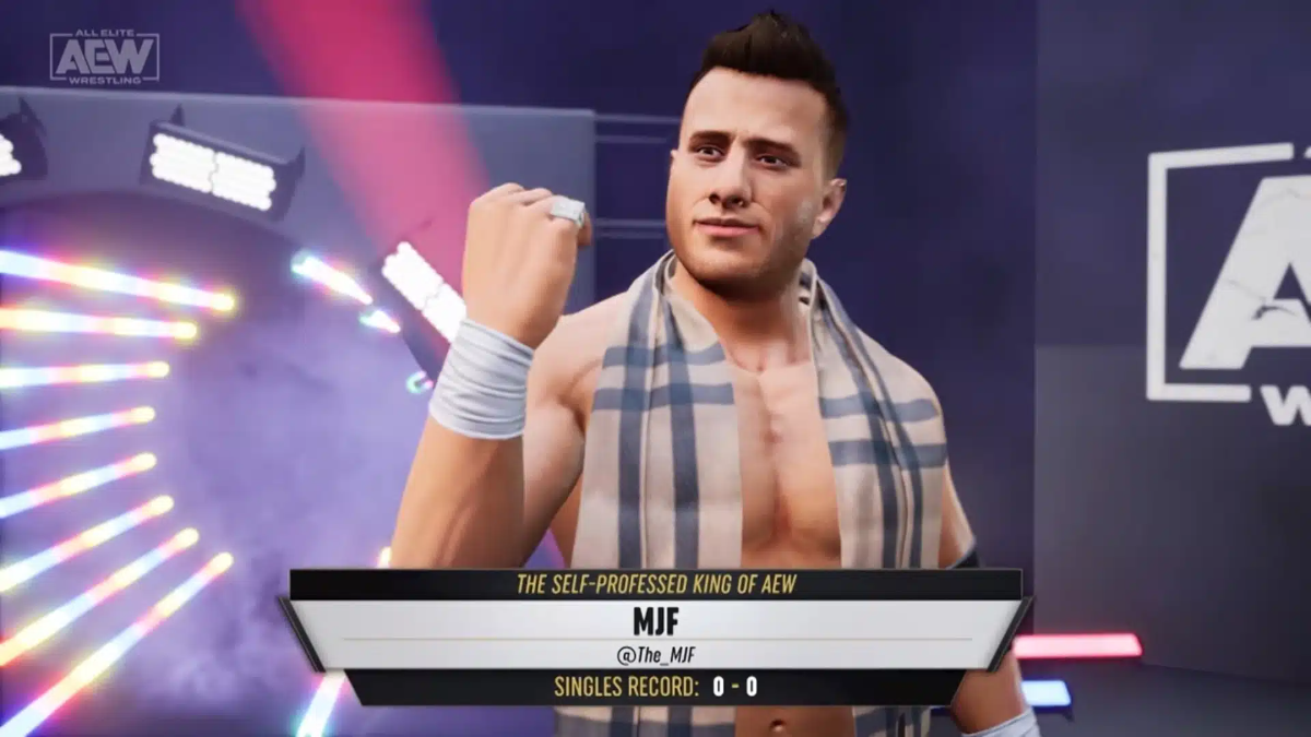 MJF reta a todos a luchar en AEW: Fight Forever - PR-Gamer